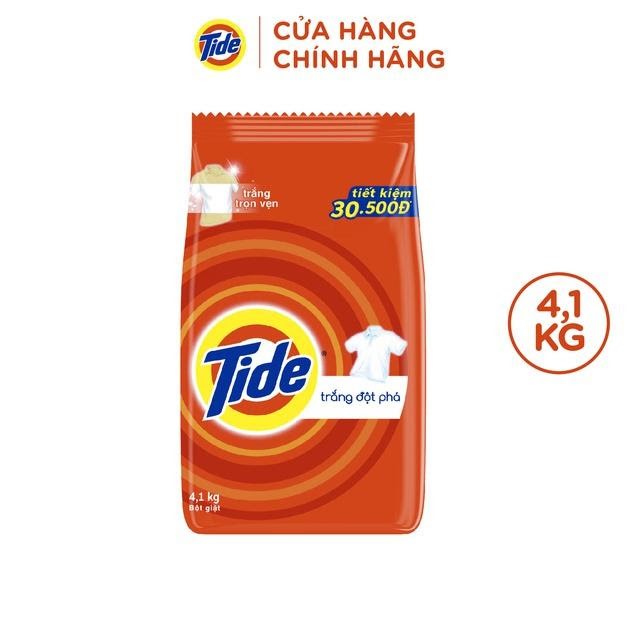 Bột giặt Tide Trắng Đột Phá Túi 4.1kg