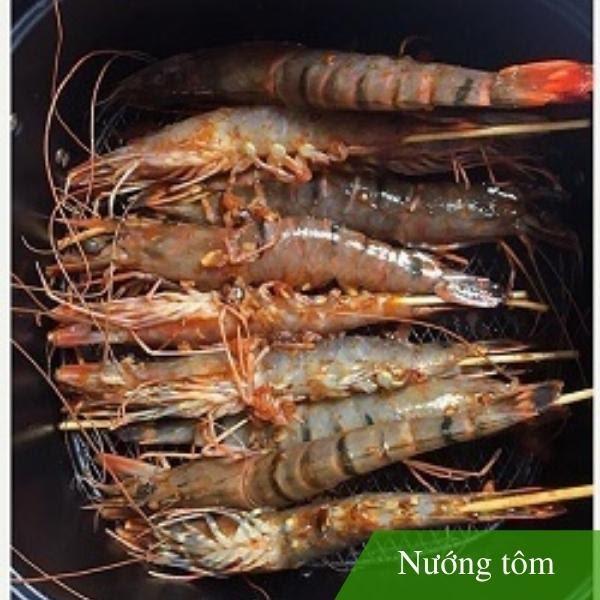 Cách làm tôm nướng sa tế bằng nồi chiên không dầu thơm ngon